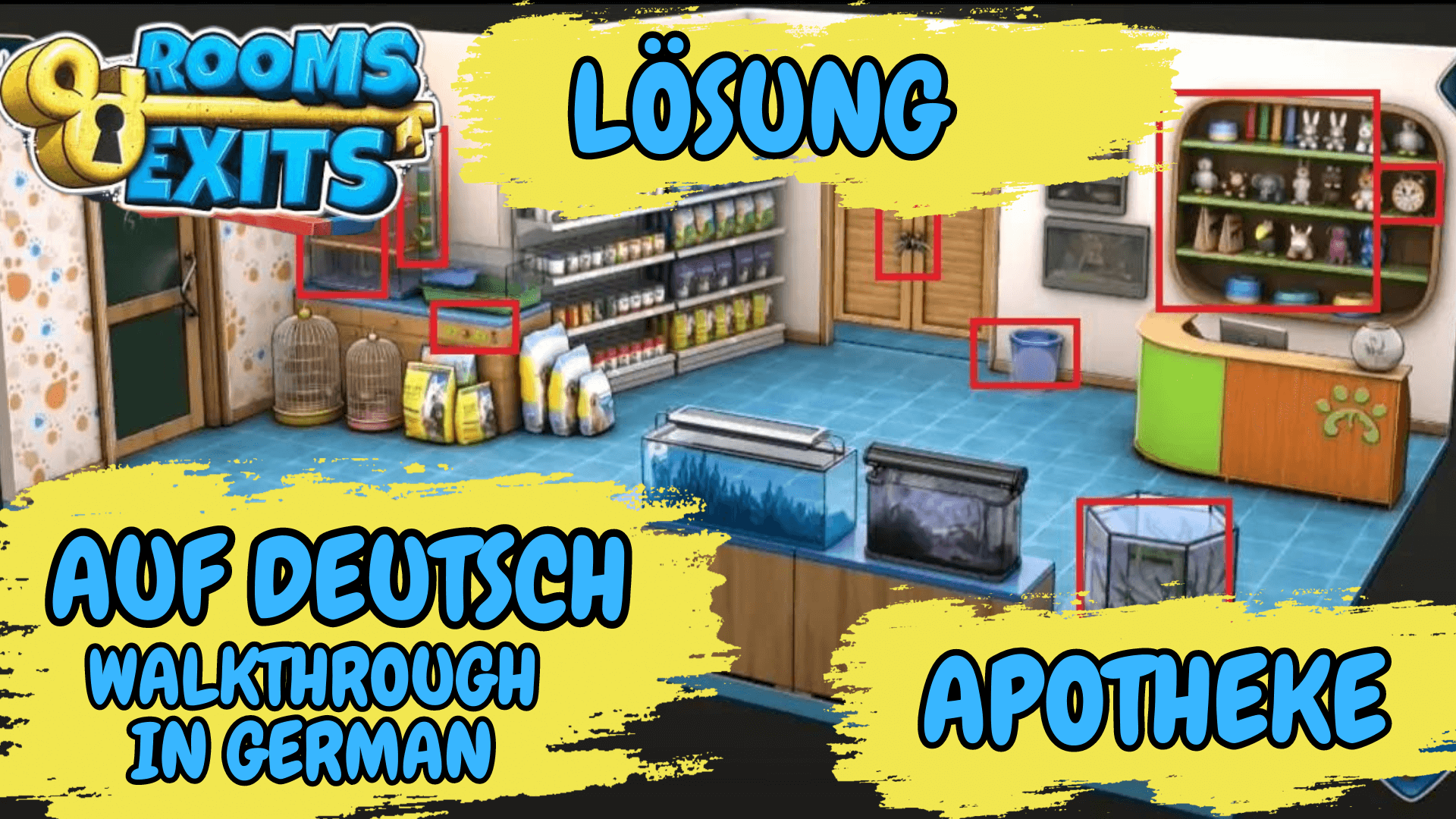Rooms And Exits Lösung Apotheke - Stufe 29 Walkthrough Steps